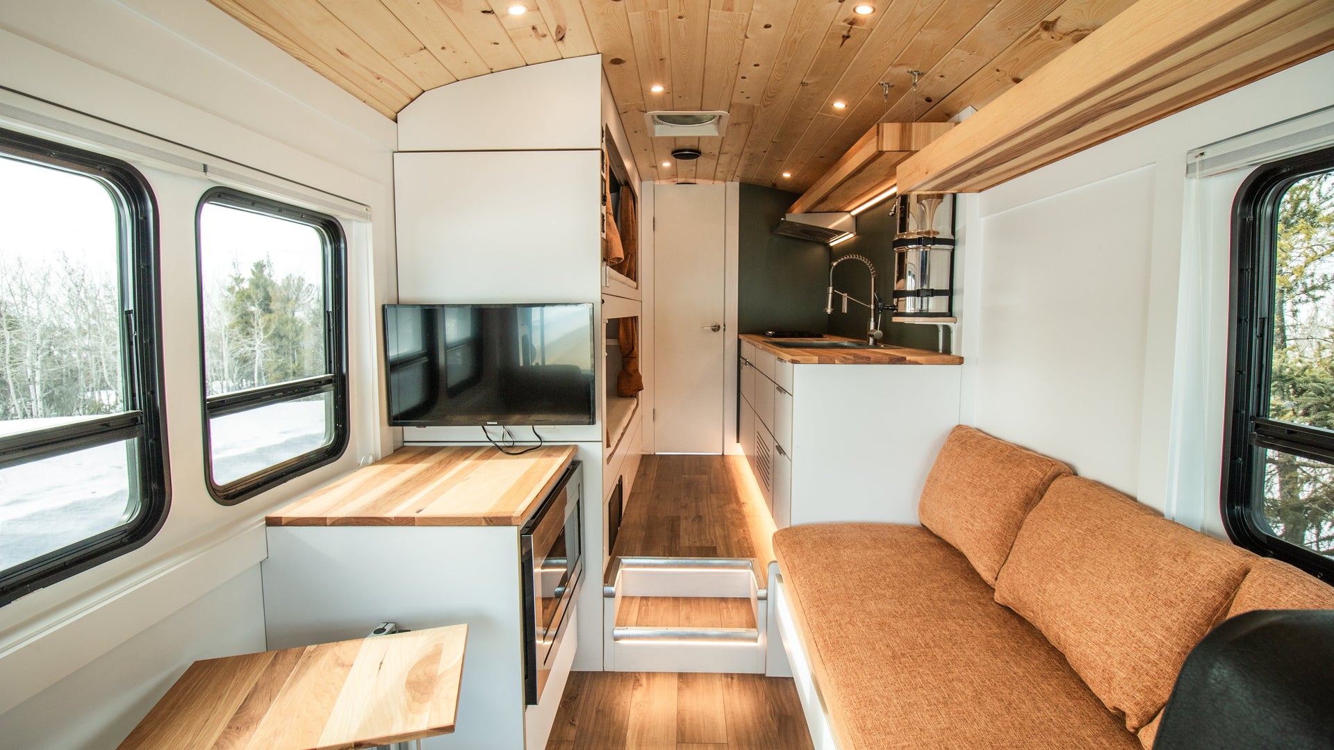 Sully | The Best Short Skoolie Conversion Ever Built – 2Pines Upfitters